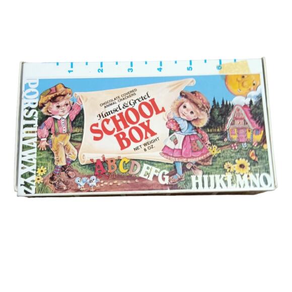Source Unknown | Office | Vintage Cardboard Hansel Gretel School Box ...